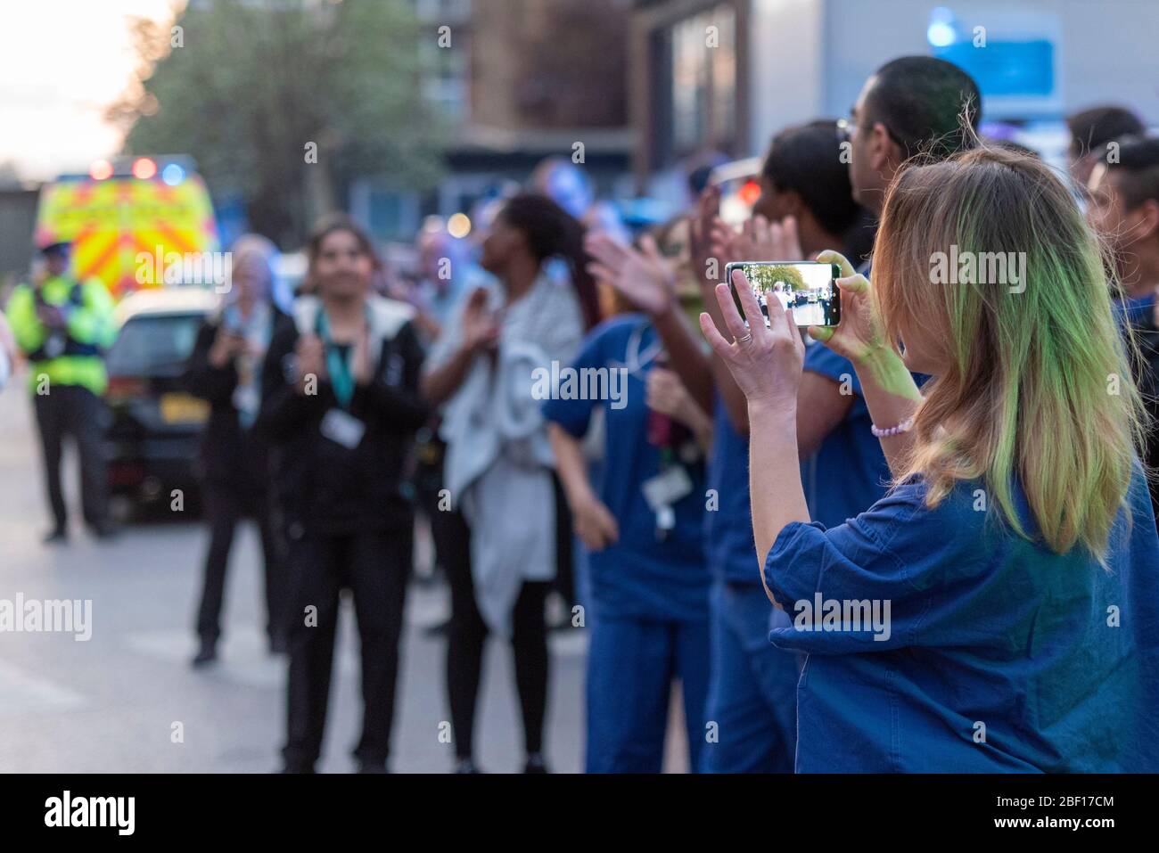 Community health workers with phone hi-res stock photography and images ...