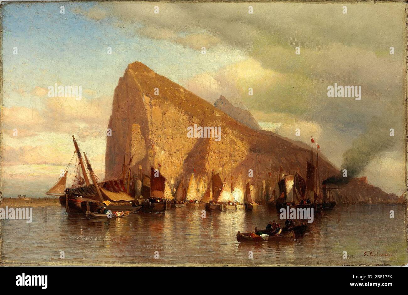 Clearing Storm at Gibraltar Stock Photo - Alamy