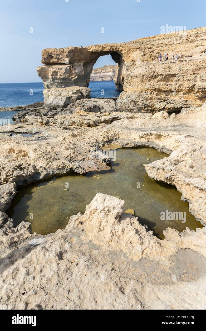 Azure Window, Gozo Stock Photo - Alamy