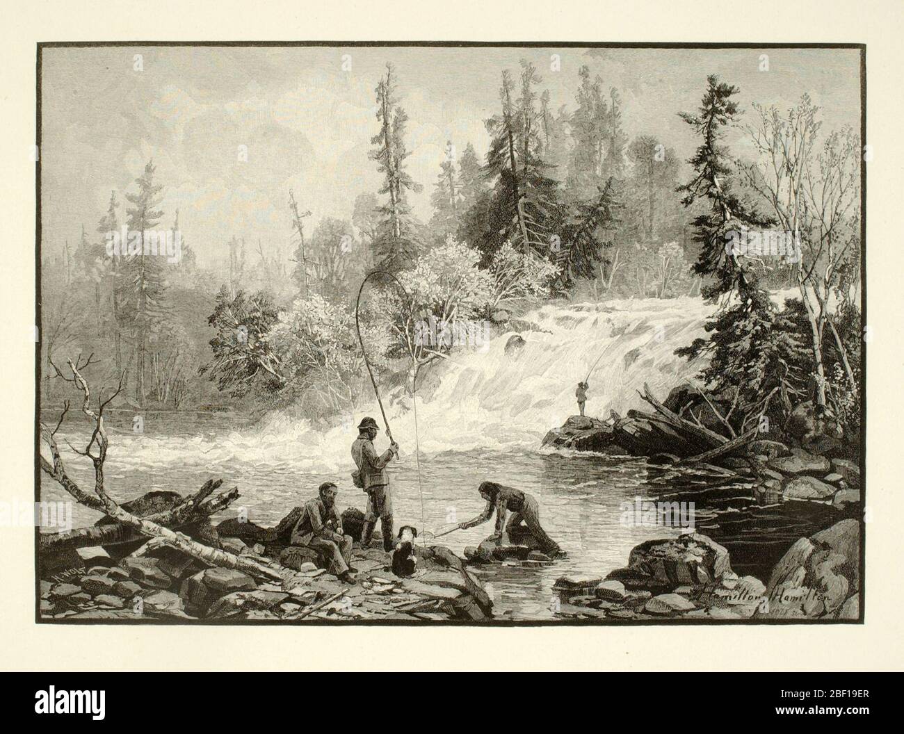 A Trout Pool on the Nepignon Stock Photo - Alamy