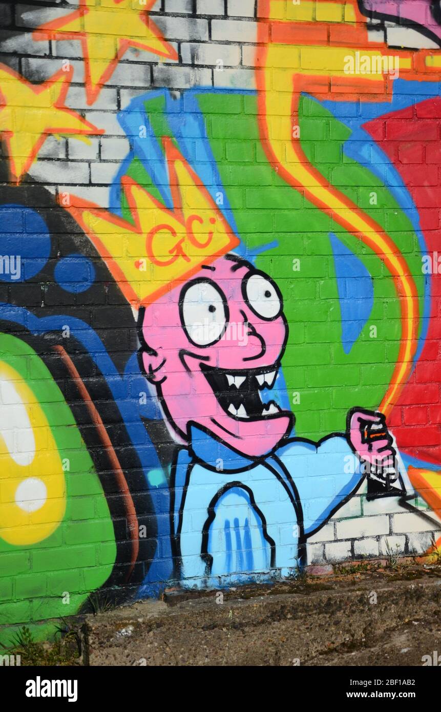 Crime graffiti police hi-res stock photography and images - Alamy