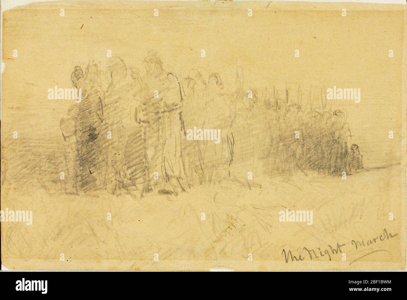 The Night March Stock Photo - Alamy