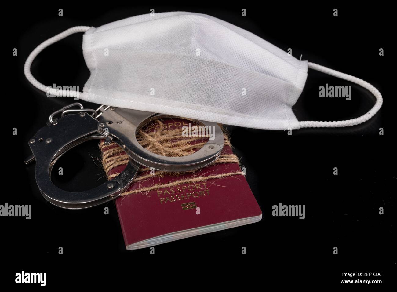 Rope handcuffs hi-res stock photography and images - Alamy