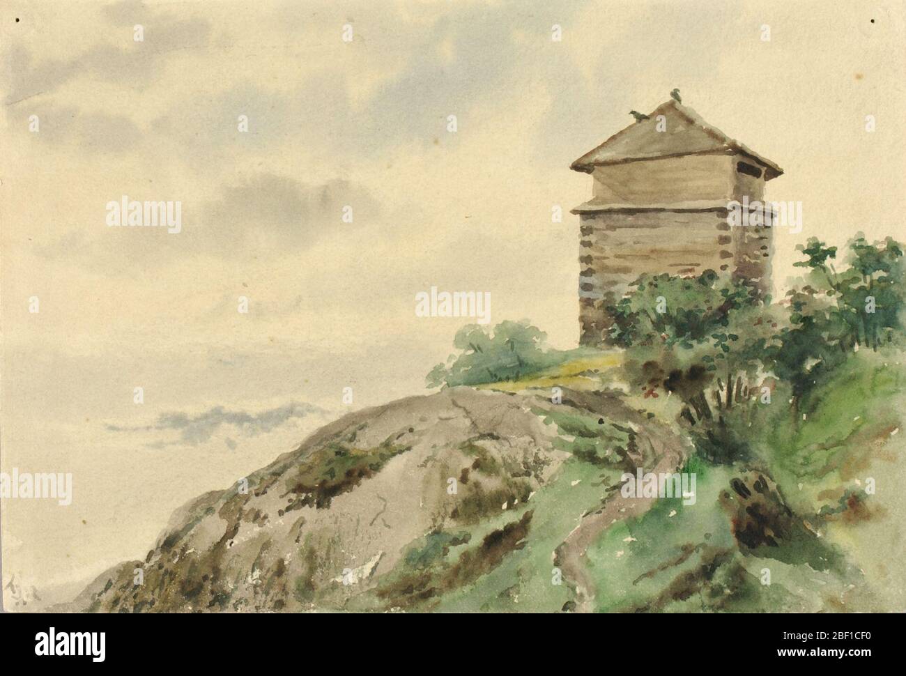 Block House Alaska 1887 Stock Photo - Alamy