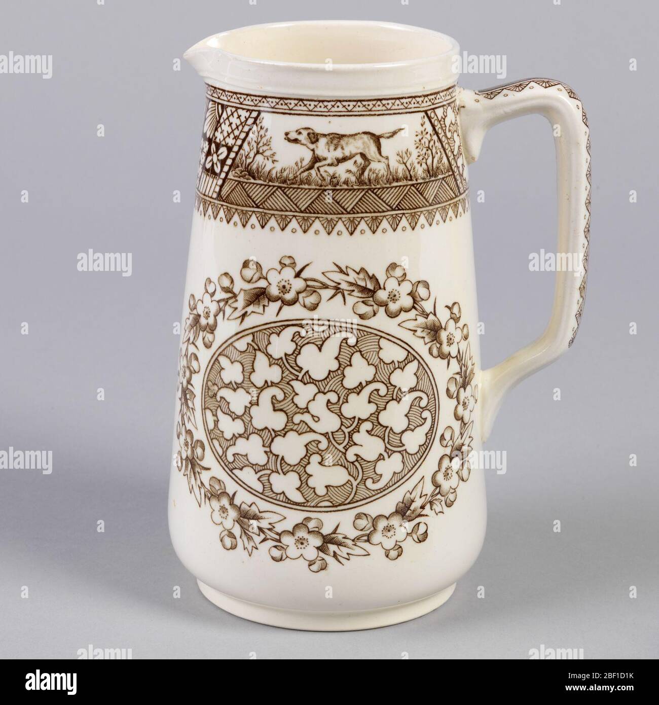 Melton. Of slightly conical form with circular mouth and short pinched ...