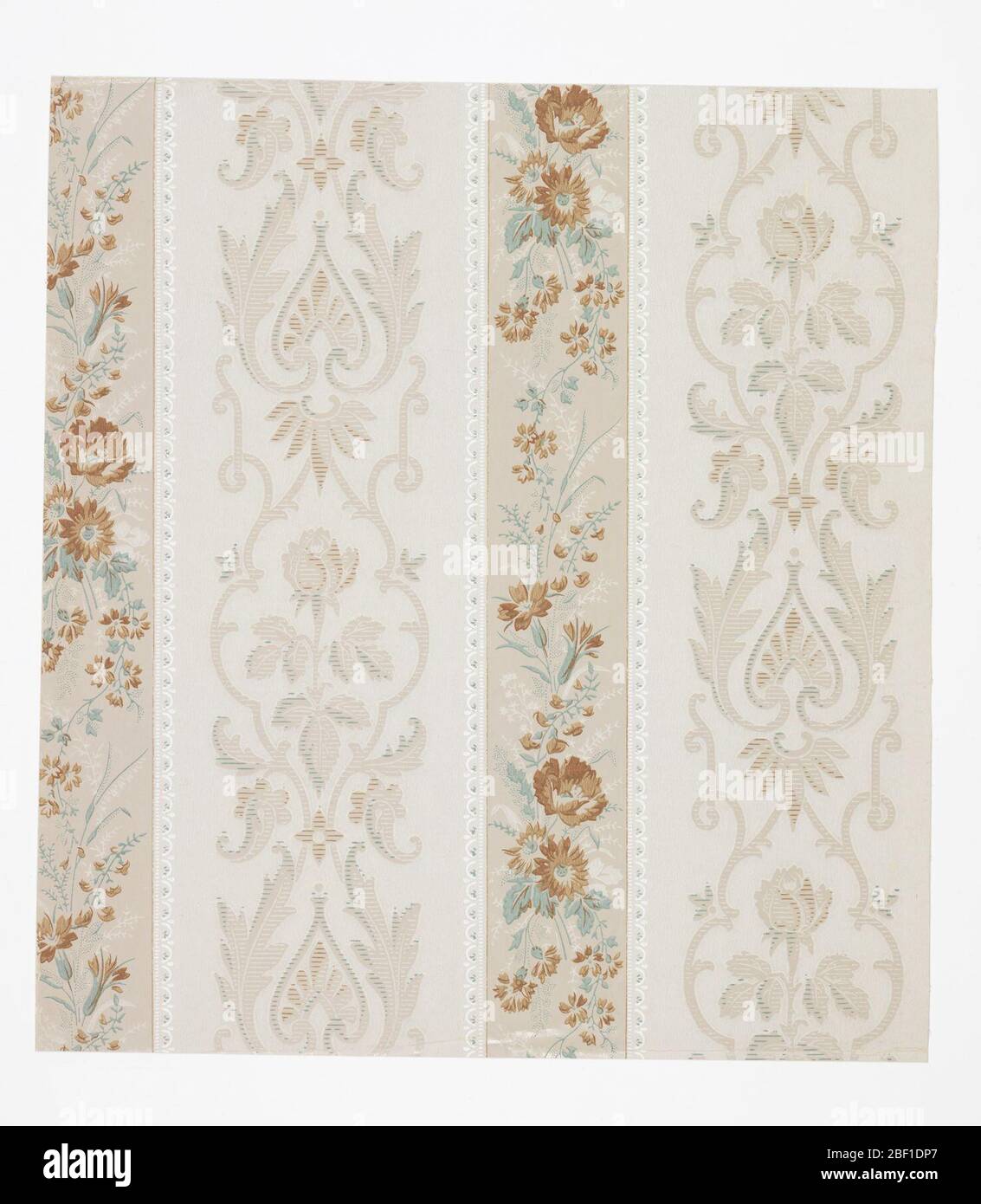 Sidewall. Aesthetic pattern with two alternating columns of motifs; one ...