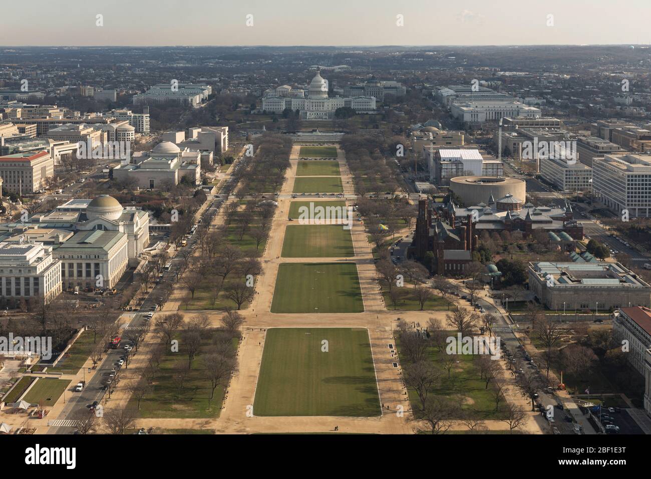 Aerial view of the city of Washington DC, USA Stock Photo - Alamy