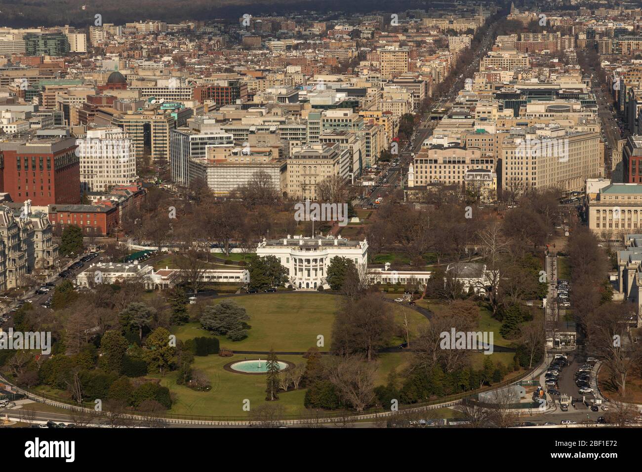 Aerial view of the city of Washington DC, USA Stock Photo - Alamy