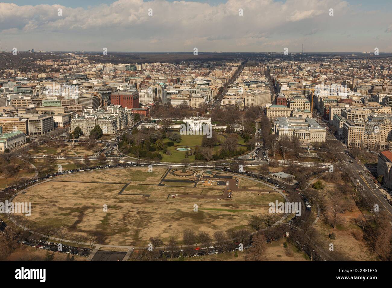 Aerial view of the city of Washington DC, USA Stock Photo - Alamy