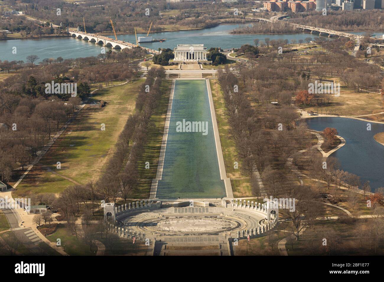 Aerial view of the city of Washington DC, USA Stock Photo - Alamy