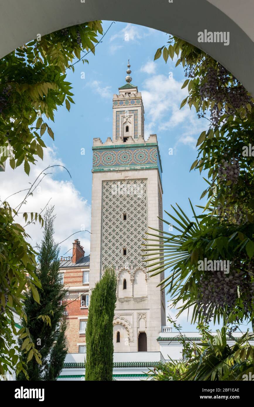 The Grande Mosquee de Paris/France Stock Photo - Alamy