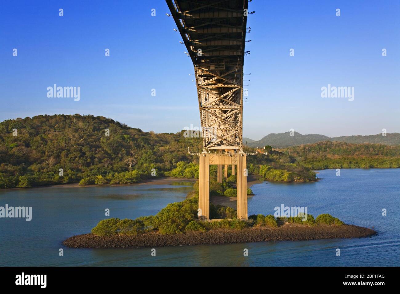 Bridge of the Americas, Panama Canal, Panama, Central America Stock ...