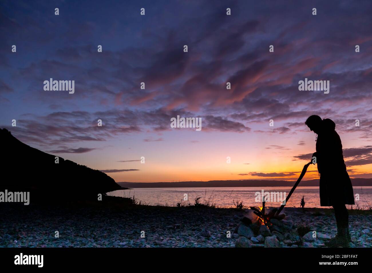 Silhouette of arran hi-res stock photography and images - Alamy