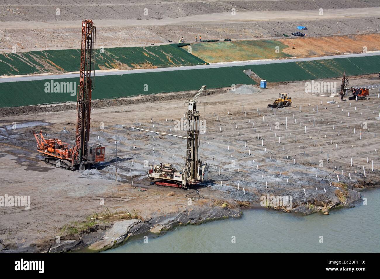 Gaillard Cut Widening Project, Panama Canal, Panama, Central America ...