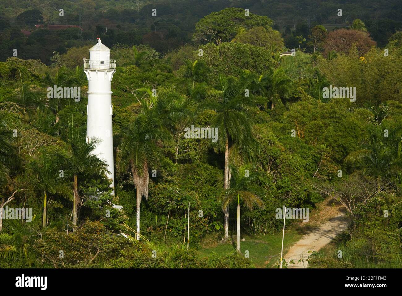 Panama canal lighthouse hi-res stock photography and images - Alamy