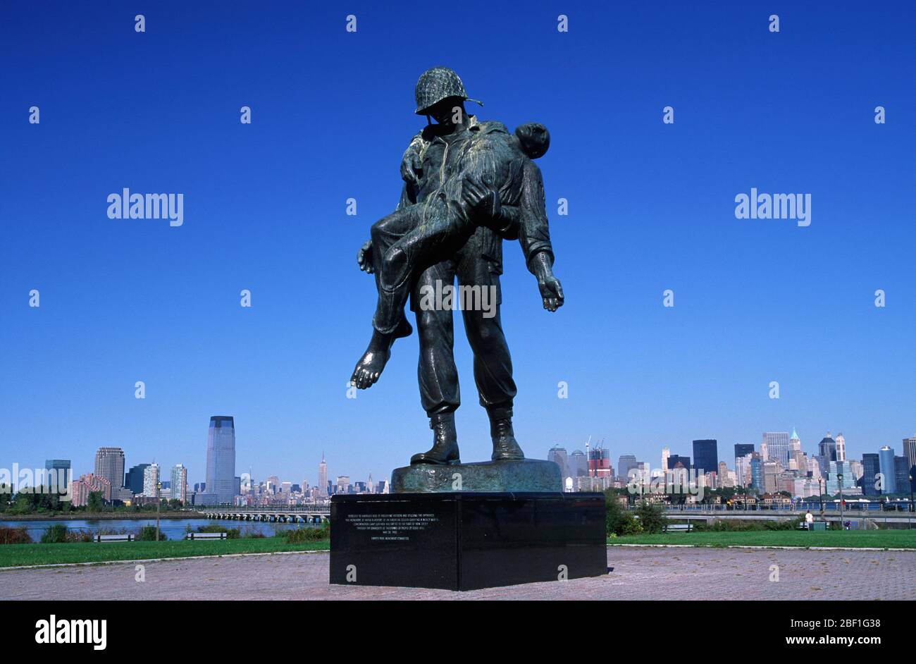 Liberation Monument, Liberty State Park, New Jersey Stock Photo - Alamy