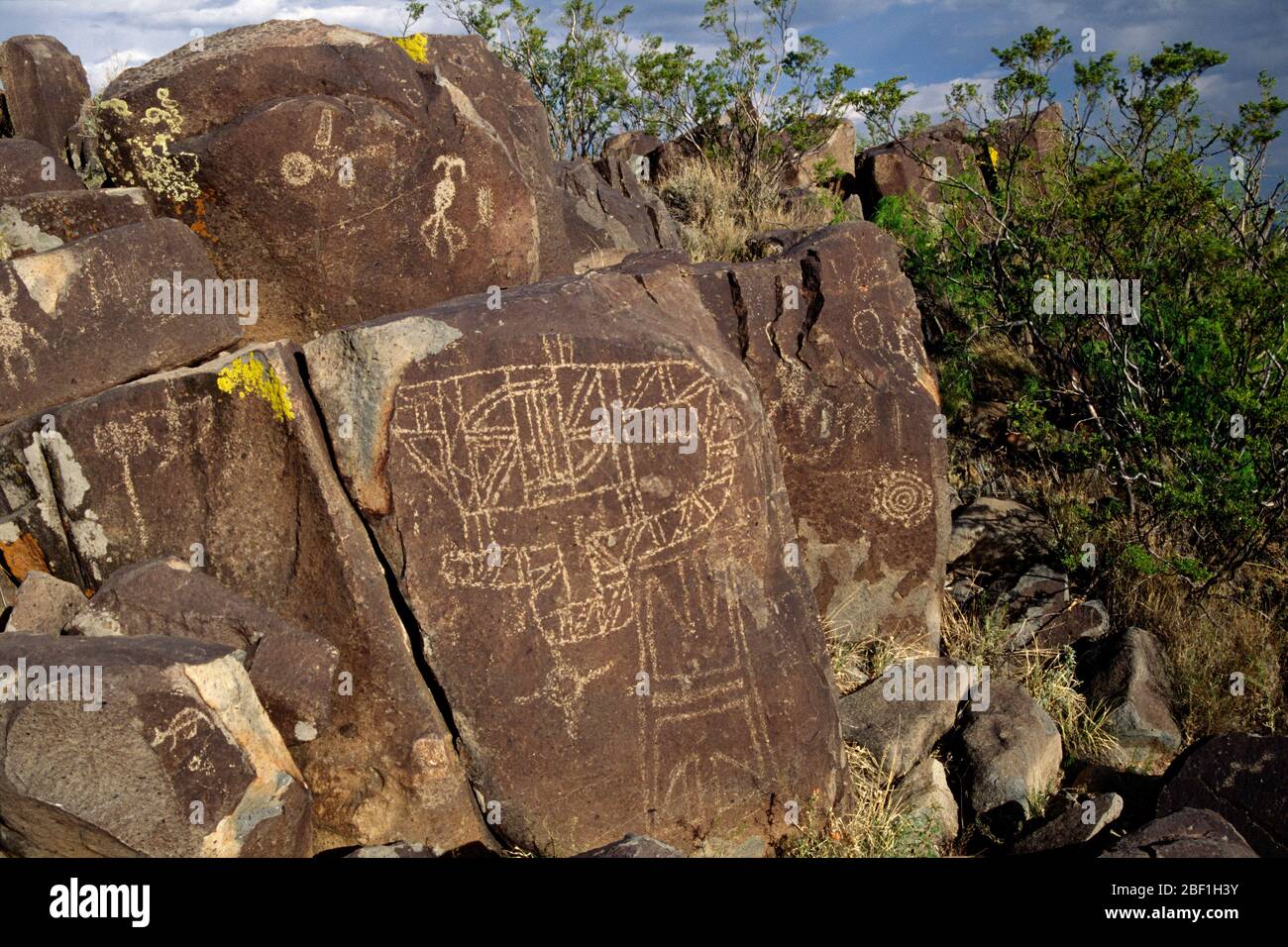 Petroglyph, Three Rivers Petroglyph Site, New Mexico Stock Photo - Alamy