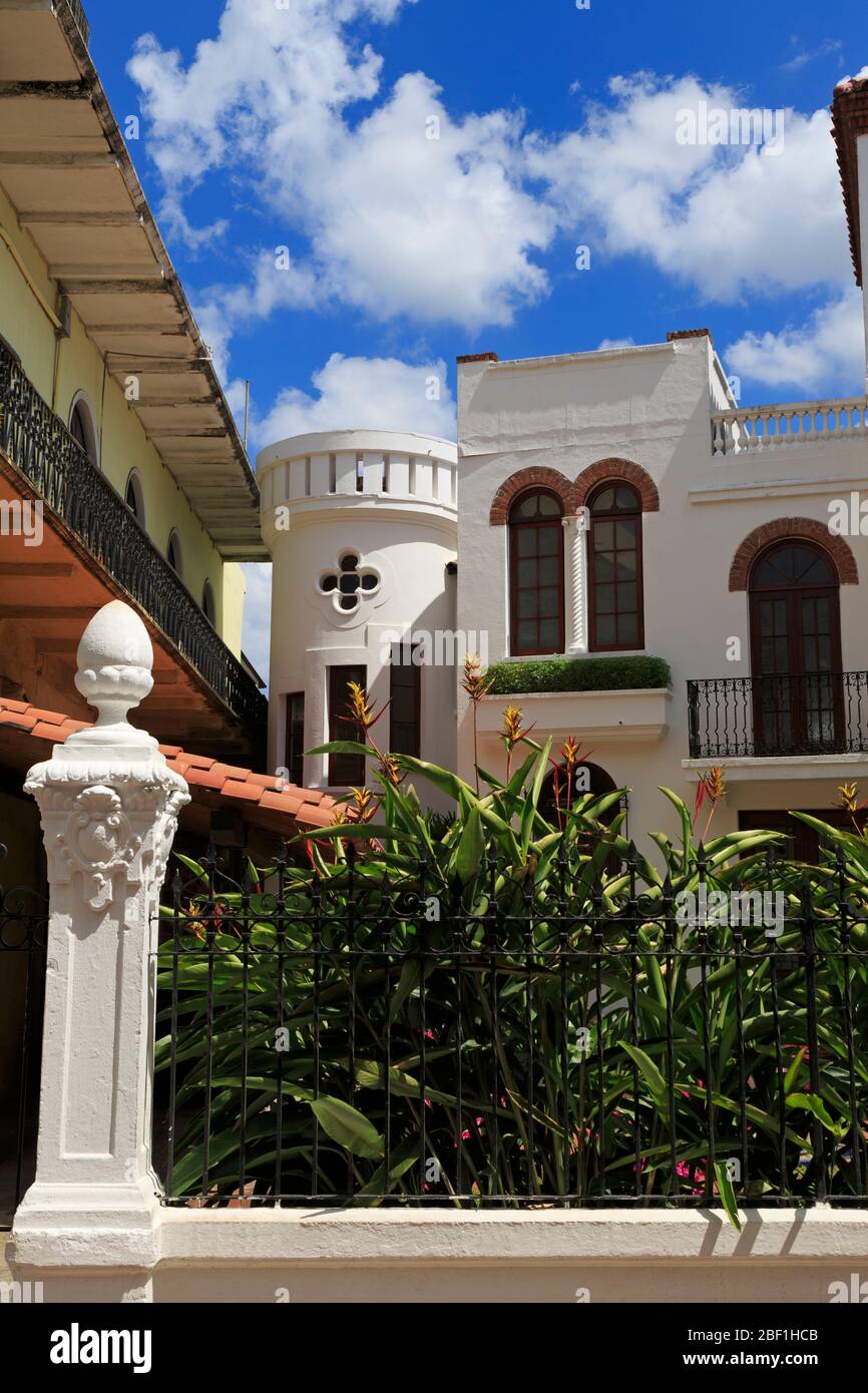 Eloy Alfaro Avenue, Old Town, Panama City, Panama, Central America ...