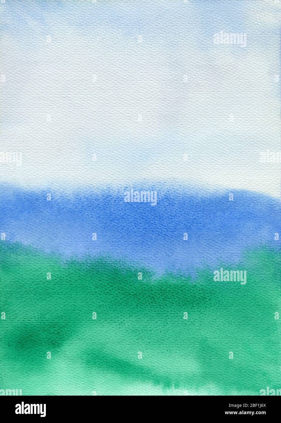 Blue azure turquoise and green abstract watercolor background for ...