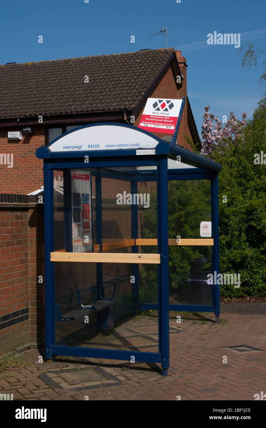 Empty bus stop hi-res stock photography and images - Alamy