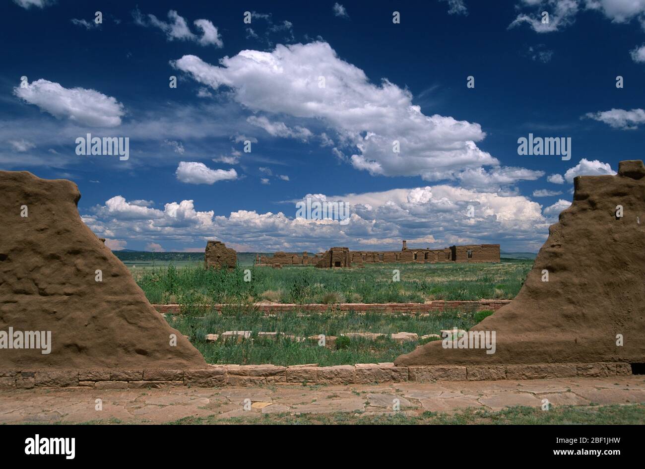 Company Quarters, Fort Union National Monument, New Mexico Stock Photo ...