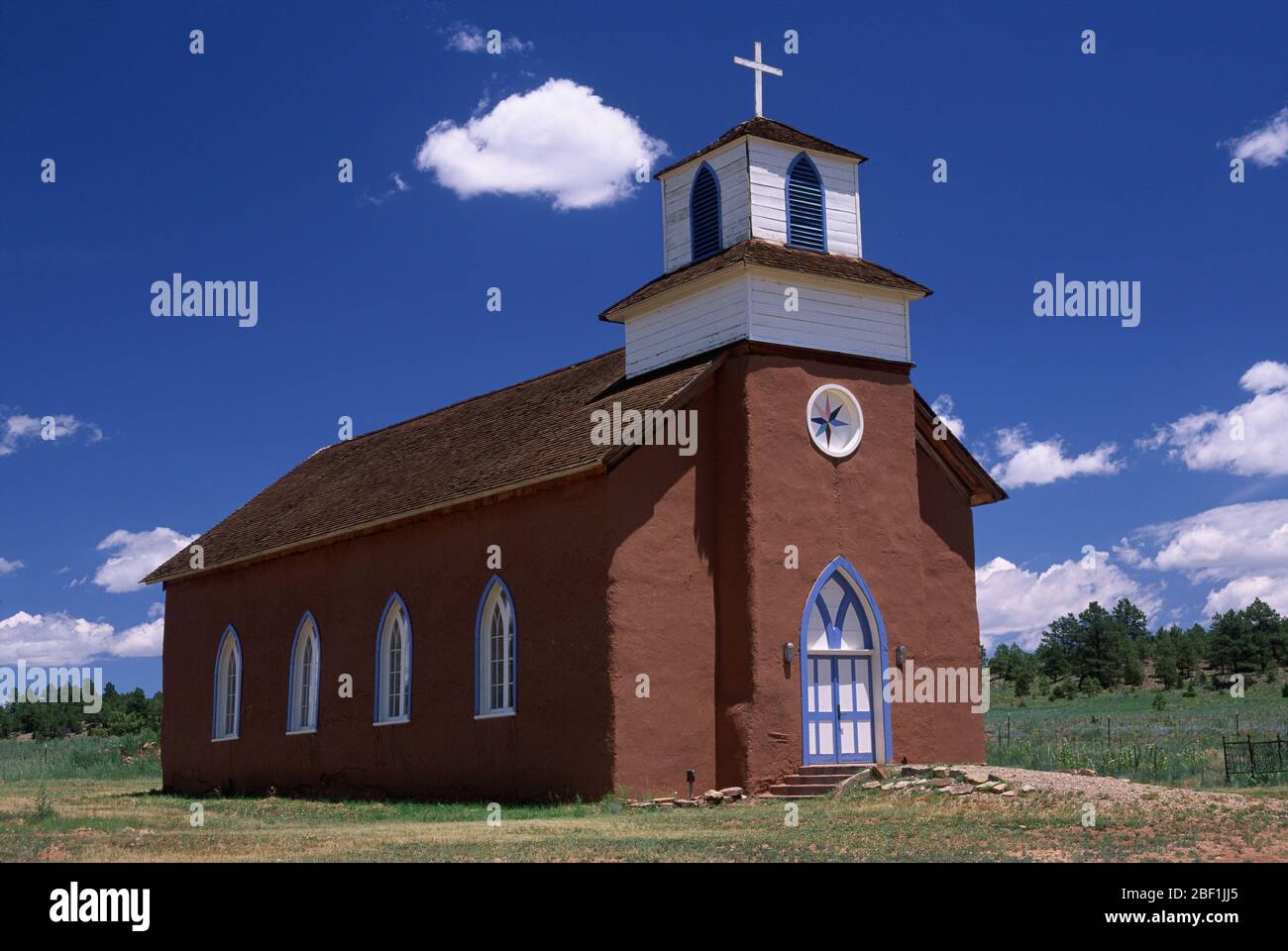 San Rafael Church, La Cuerva National Historic District, Santa Fe Trail ...