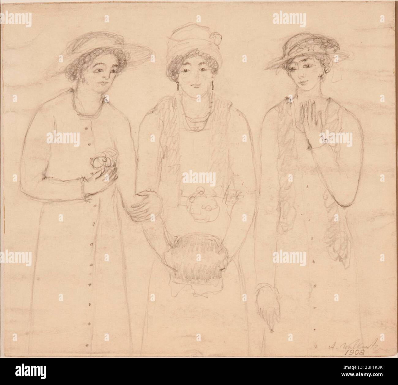 Women line drawing hi-res stock photography and images - Alamy