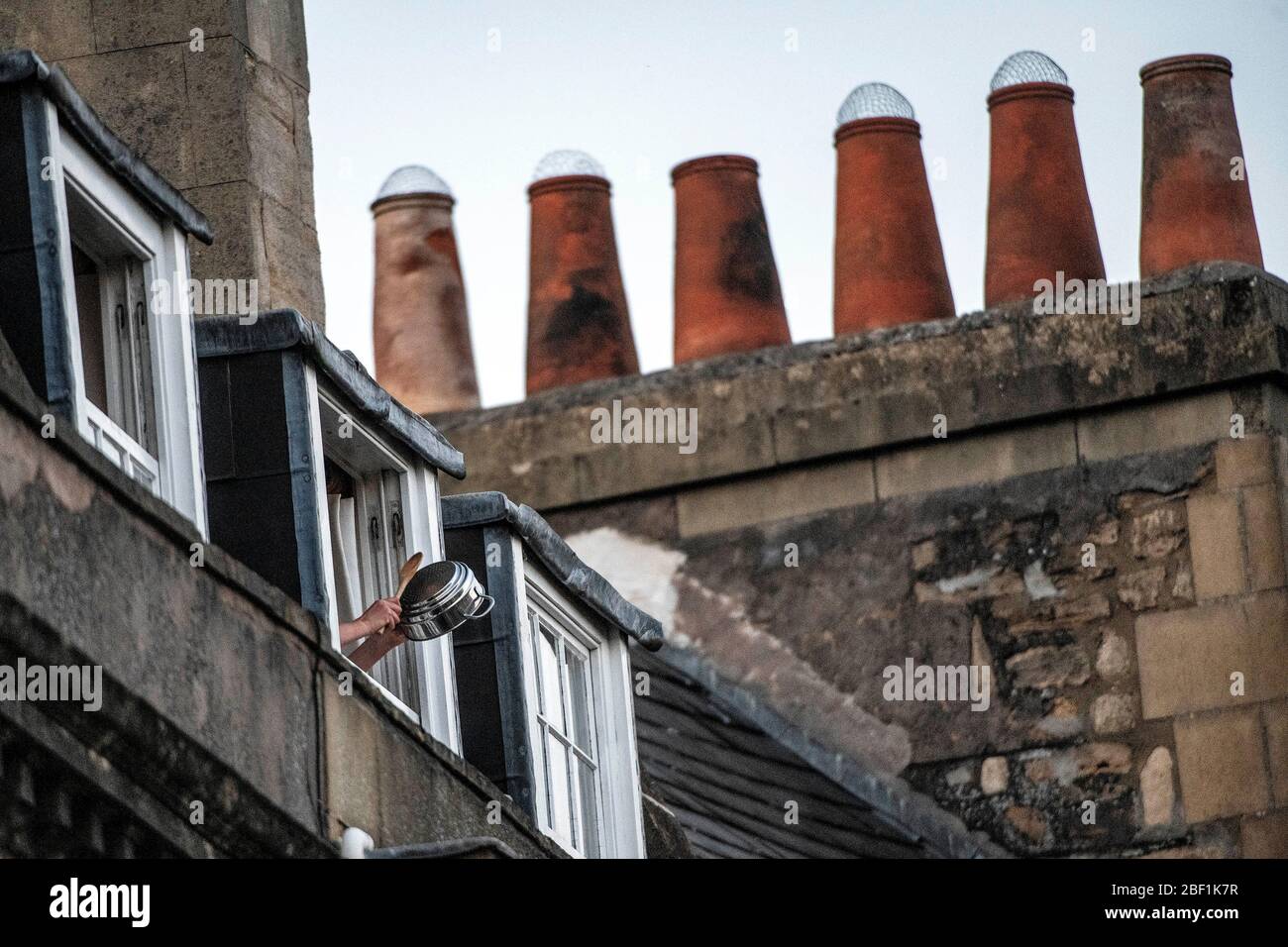 Thank you nhs clap pots hi-res stock photography and images - Alamy