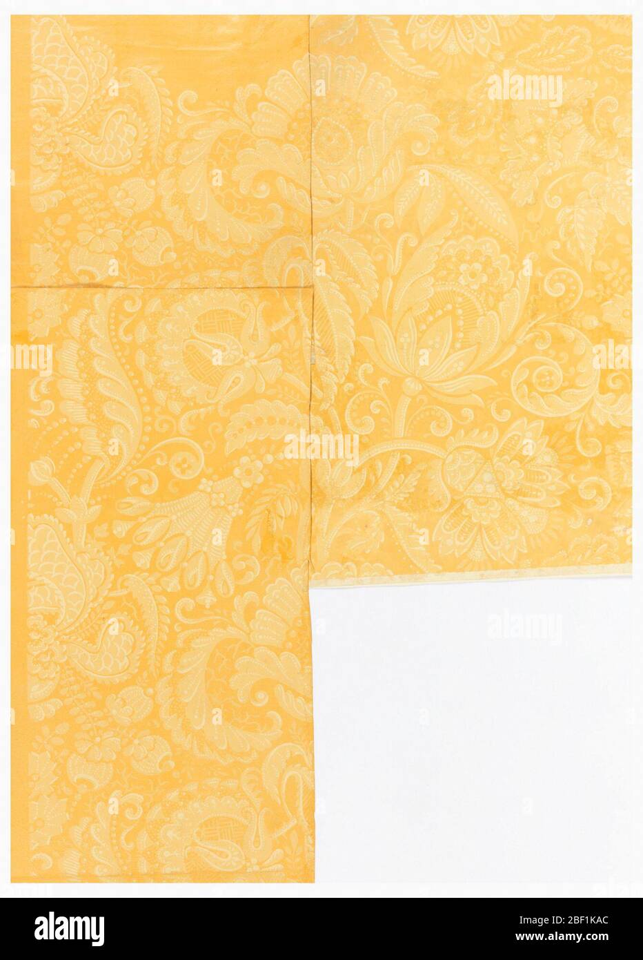 Sidewall. Vertical rectangle, on joined sheets of paper ...