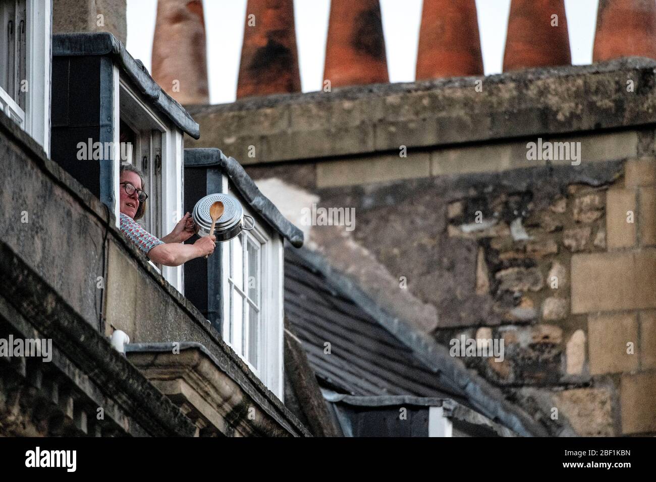 Thank you nhs clap pots hi-res stock photography and images - Alamy