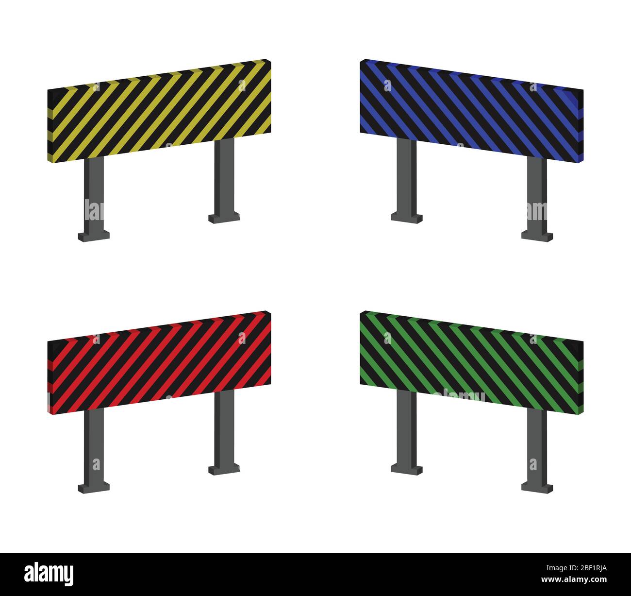 roadblock icon illustrated in vector on white background Stock Vector ...