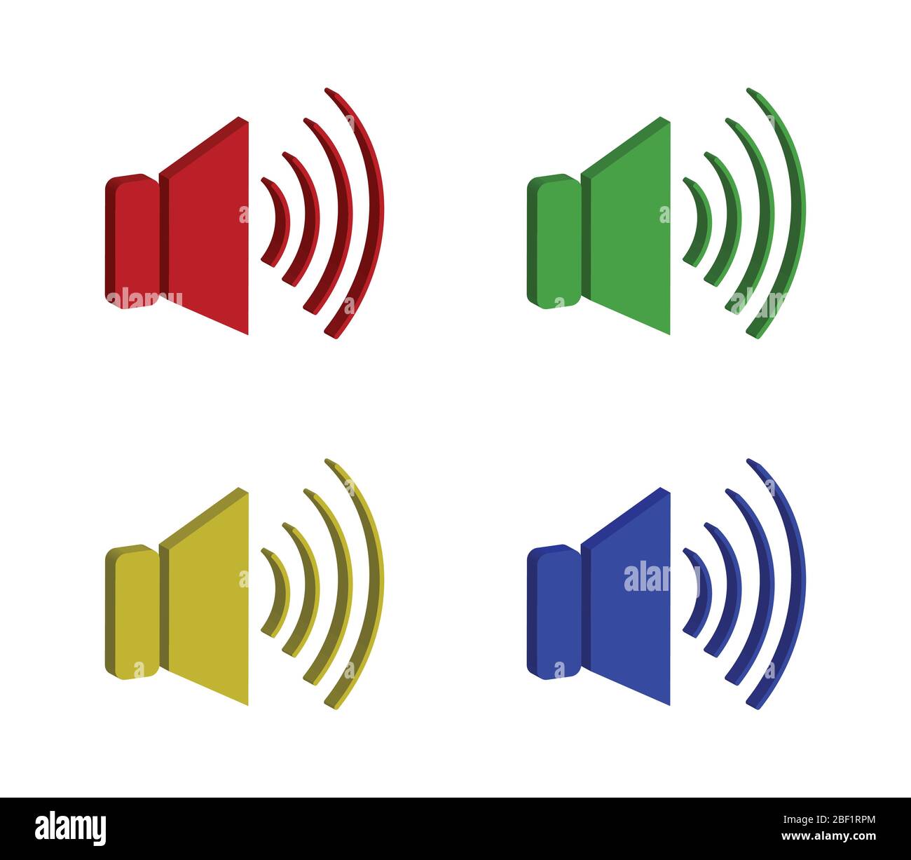 volume icon illustrated in vector on white background Stock Vector ...