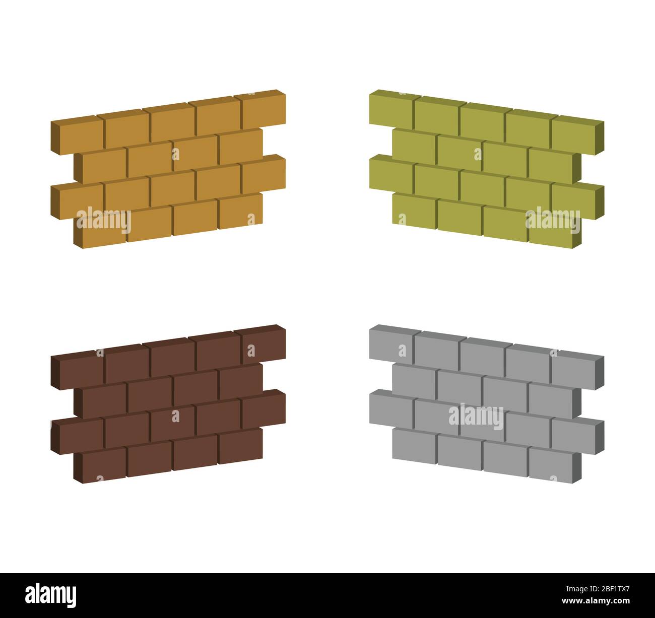 wall icon illustrated in vector on white background Stock Vector Image ...