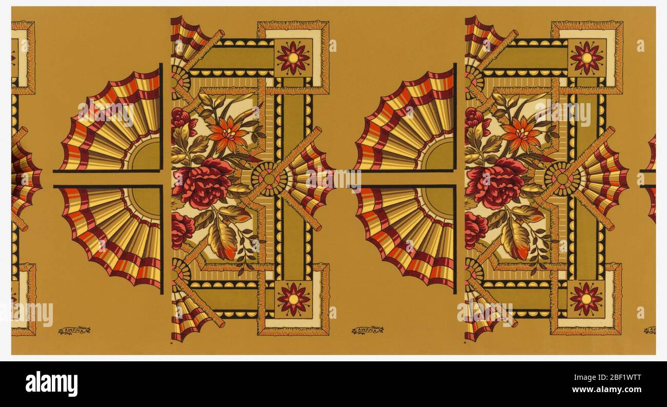 Ceiling border. Wallpaper roll.Ceiling border corners and ornaments: in ...