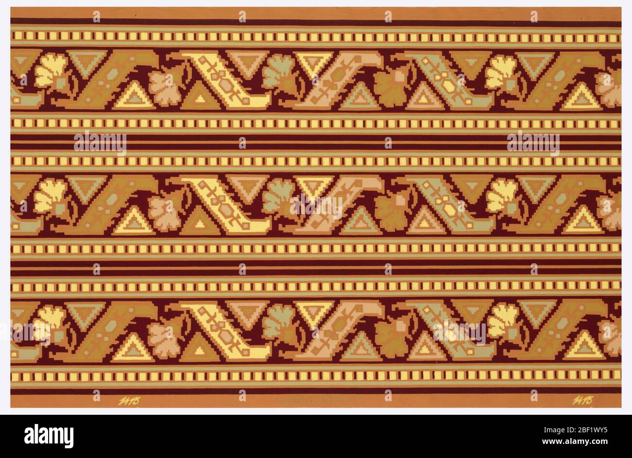 Painting Zig Zag Border