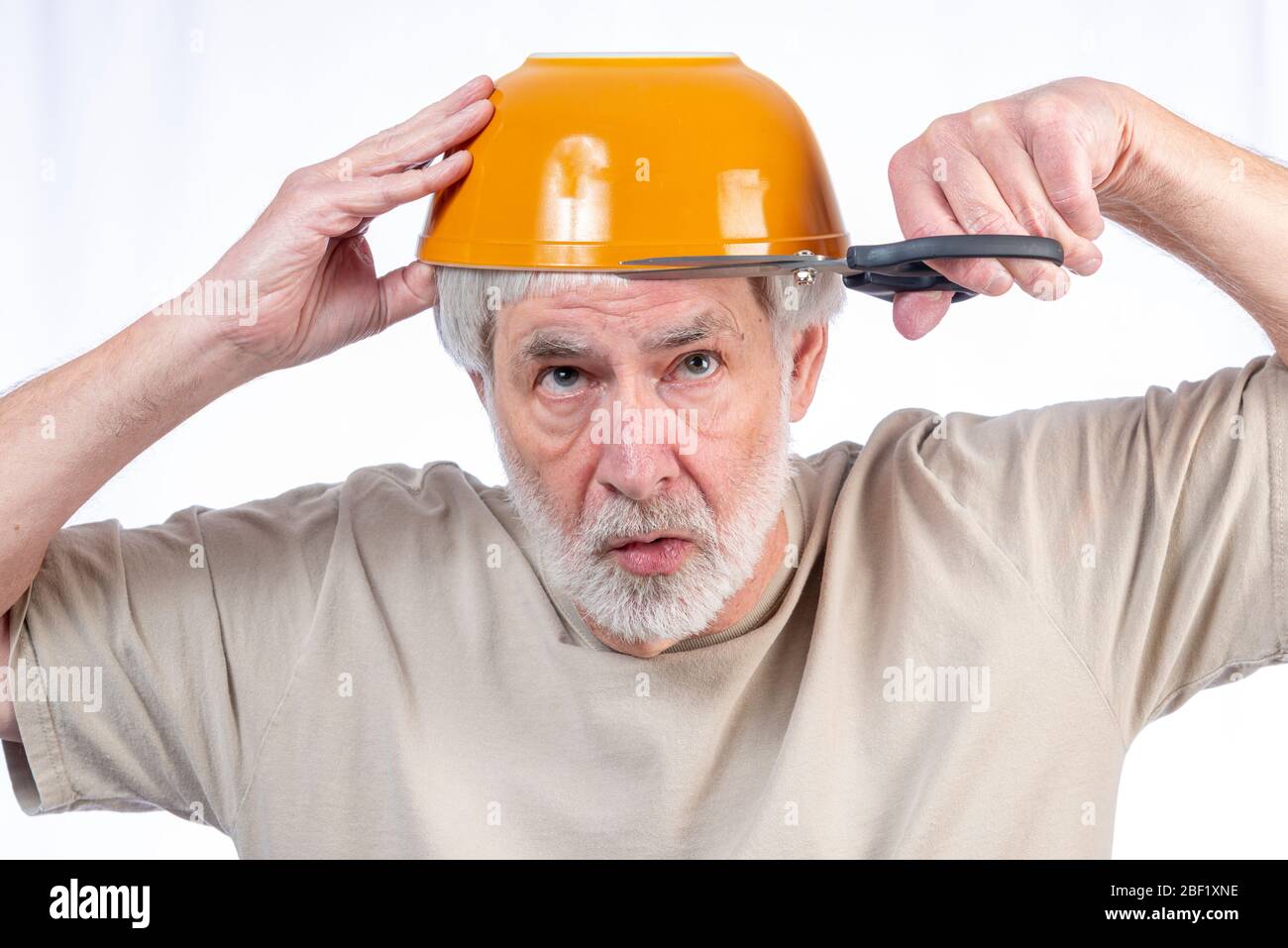 Bad home haircut hi-res stock photography and images - Alamy