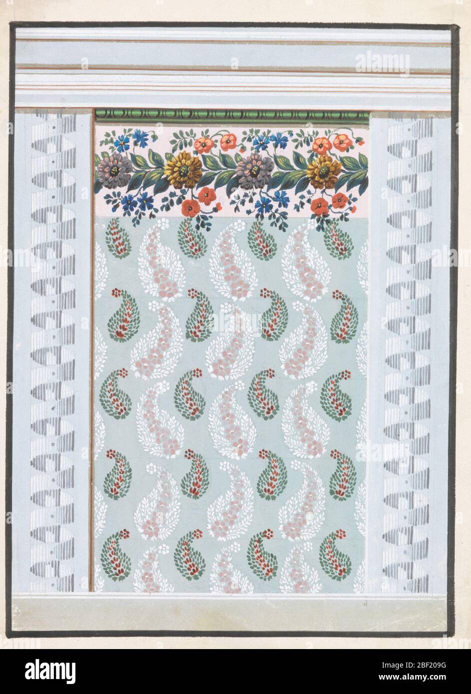 Wallpaper dado hi-res stock photography and images - Alamy