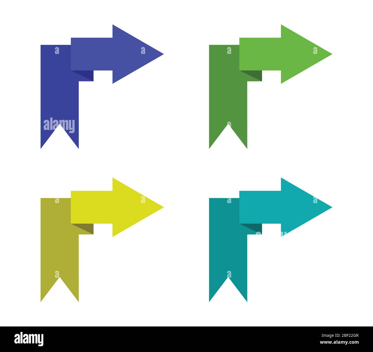 arrow icon illustrated in vector on white background Stock Vector Image ...