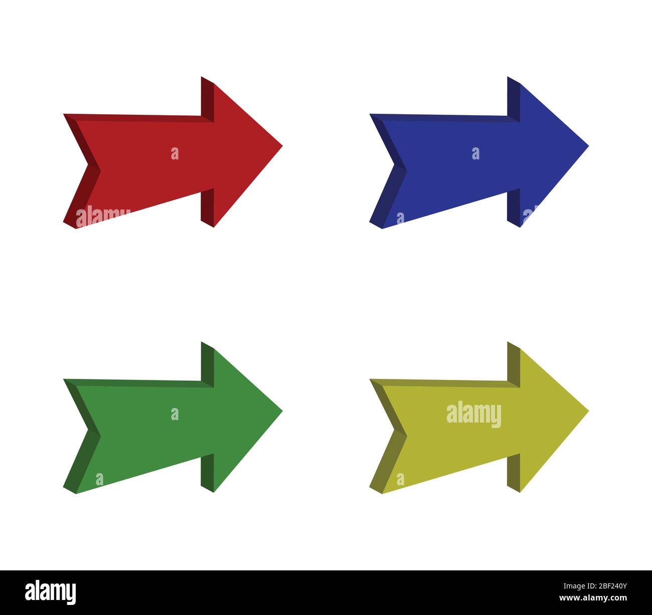 arrow icon illustrated in vector on white background Stock Vector Image ...
