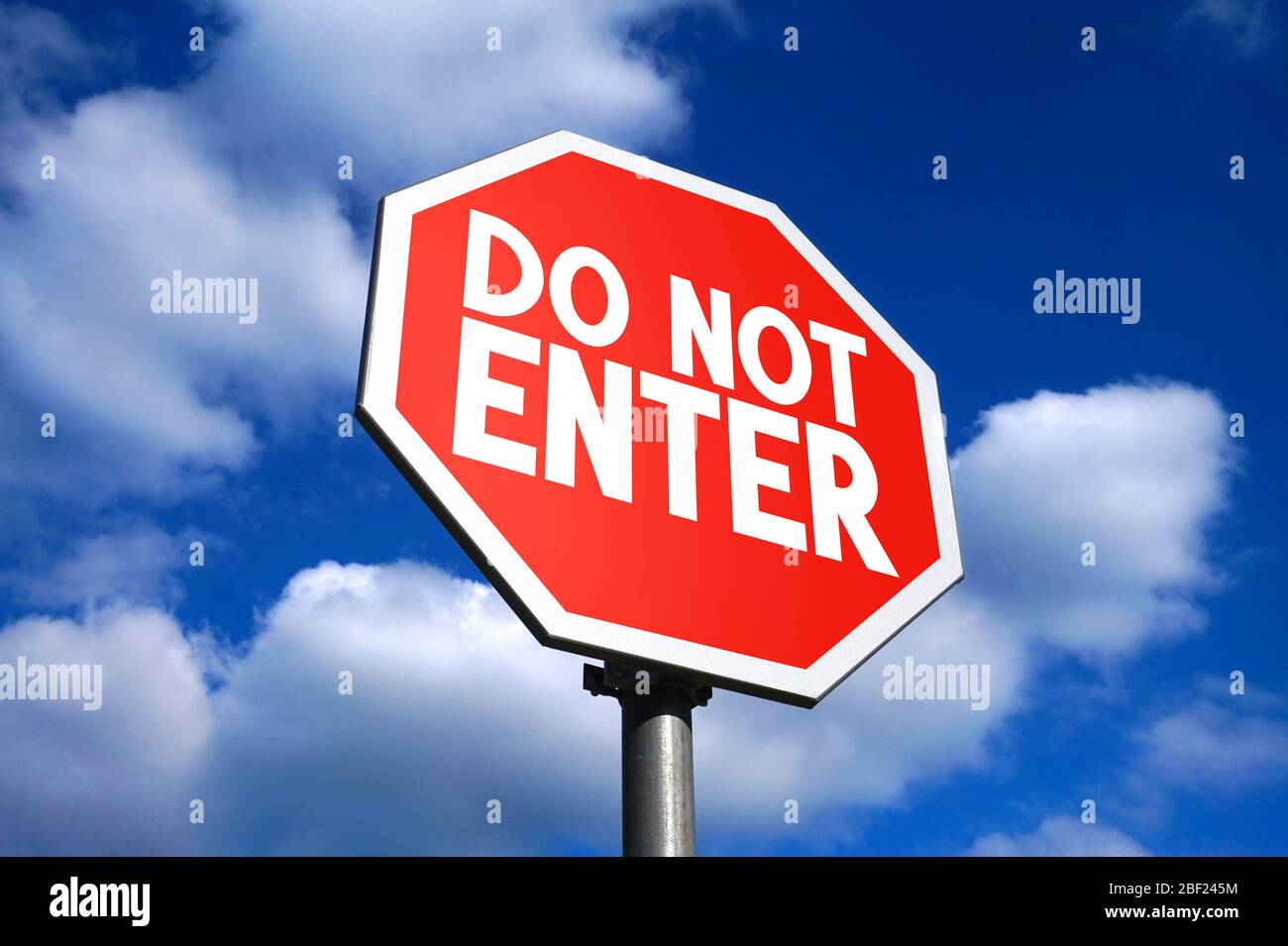 Do not enter sign Stock Photo - Alamy