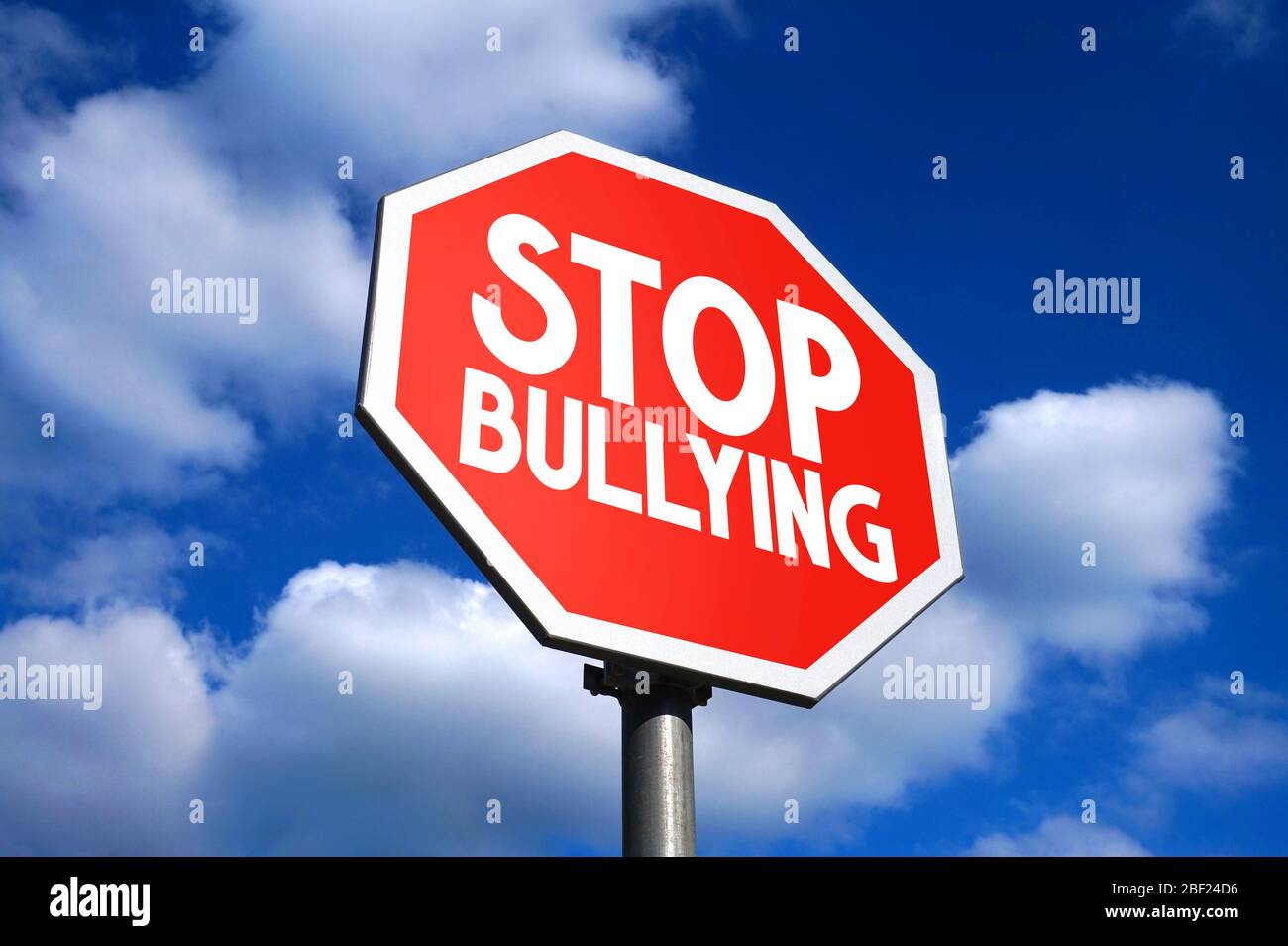 Stop bullying sign Stock Photo - Alamy