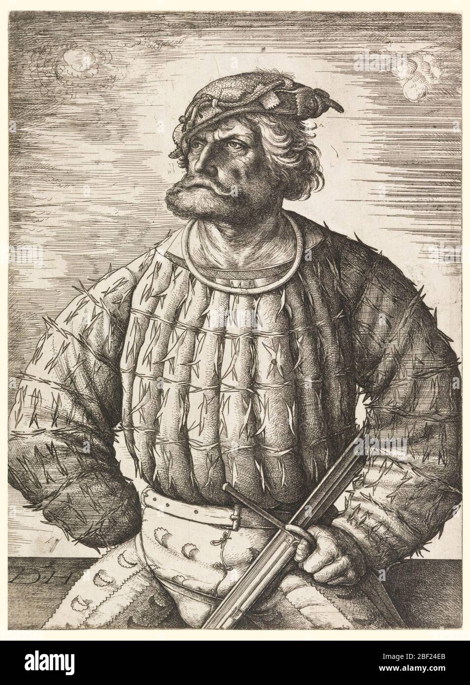 Portrait of Conrad von der Rosen. Portrait of von der Rosen at court of ...