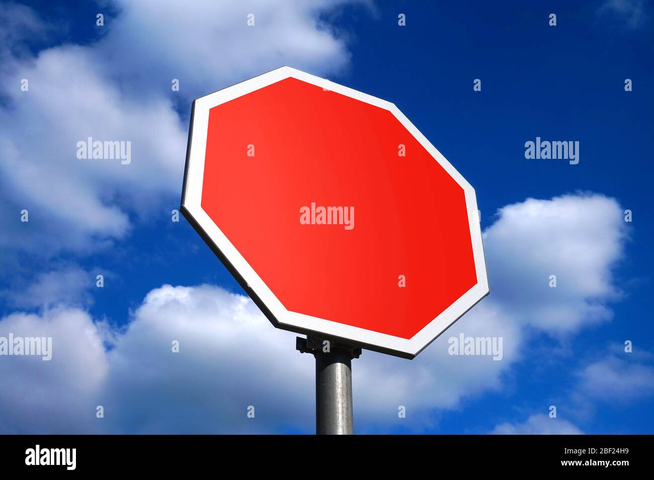 Stop sign - copy space Stock Photo - Alamy