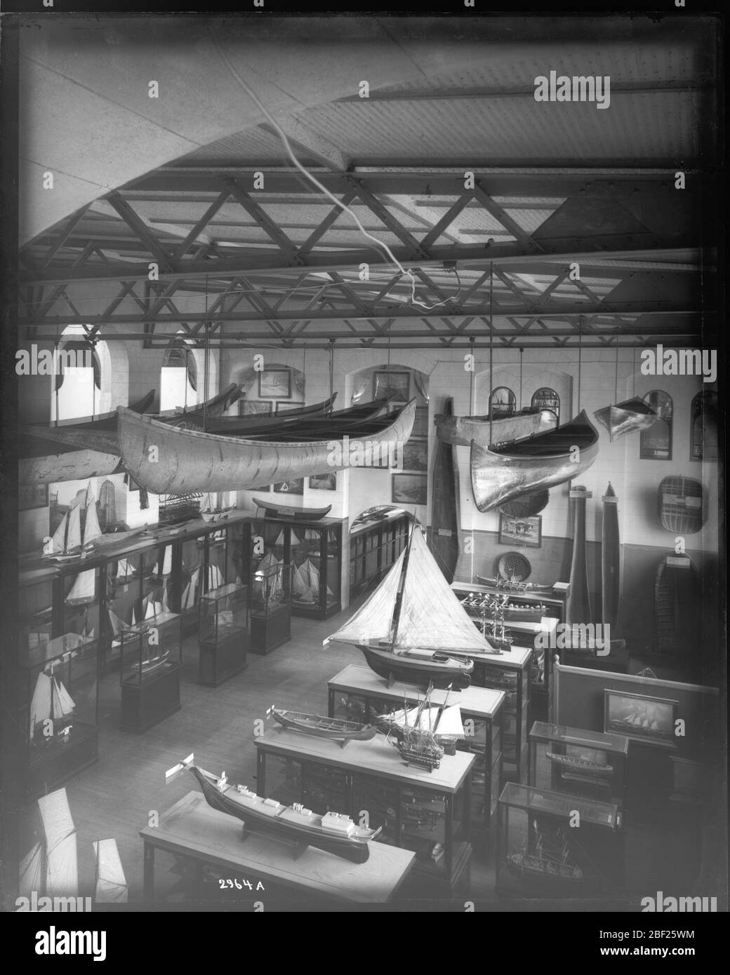 Water Transportation Hall at the United States National Museum. Water ...