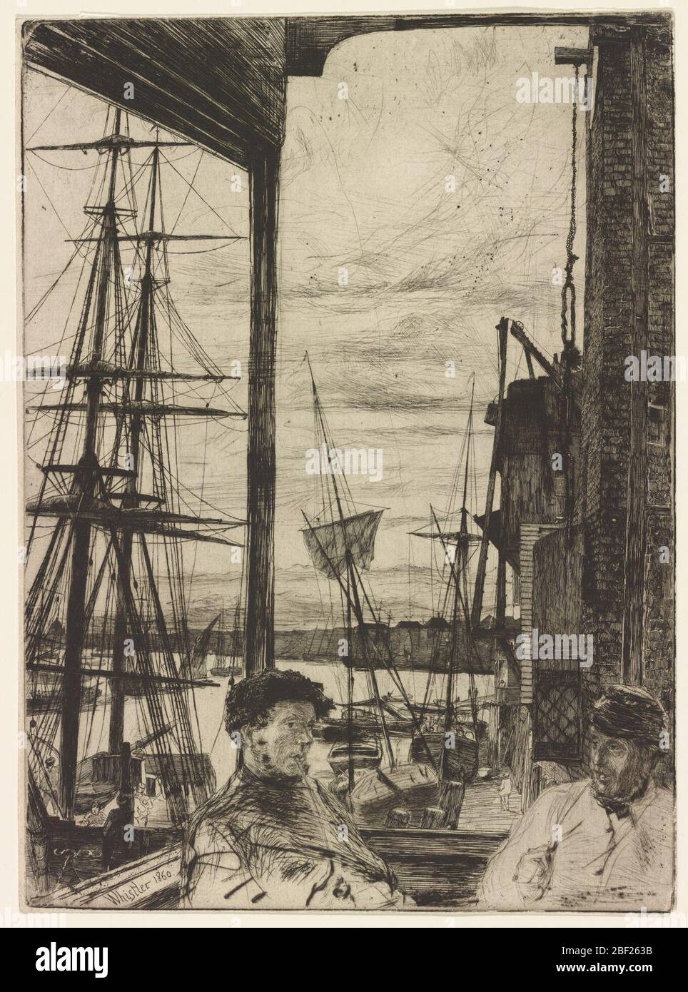 Rotherhithe. Albert Roullier (died ca. 1921) Charles Lang Freer (1854 ...