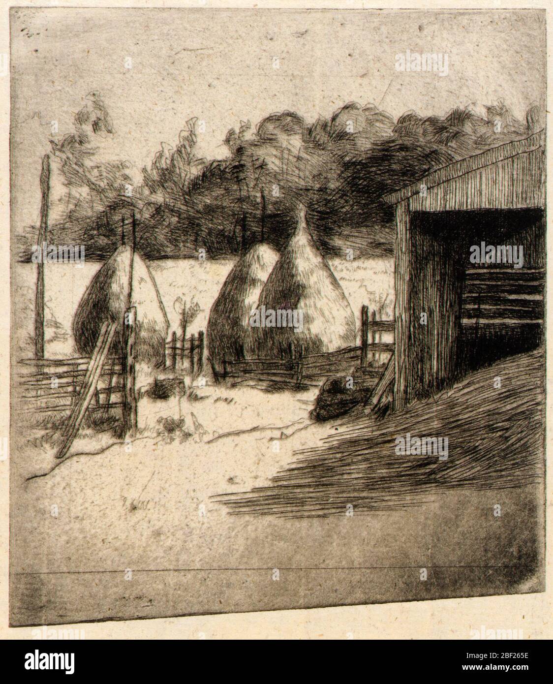 Monet haystacks series hi-res stock photography and images - Alamy