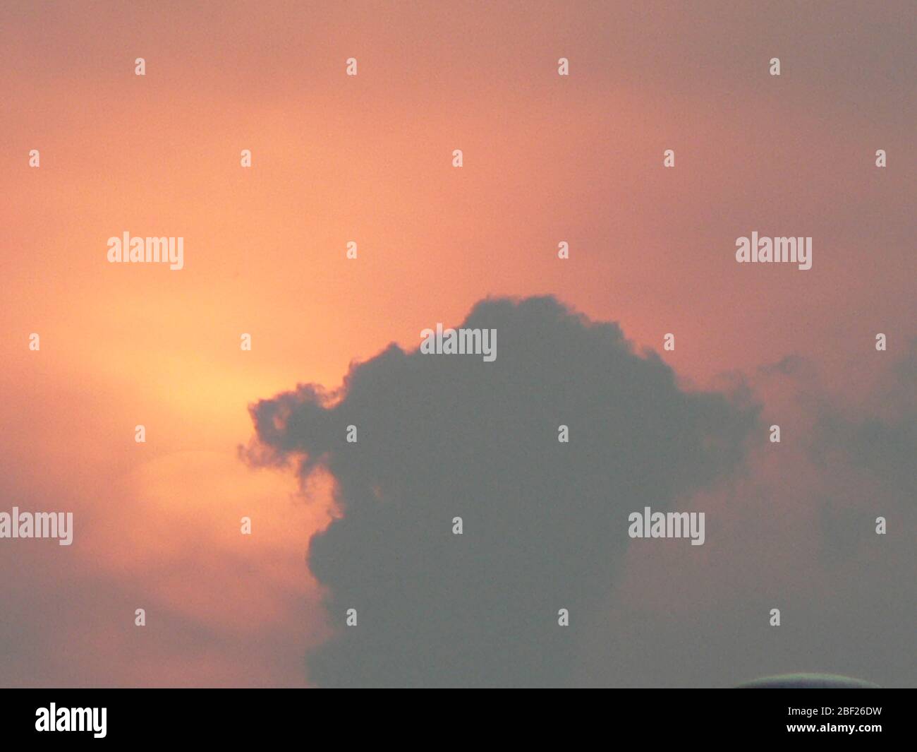 Evening Sky Glow Stock Photo - Alamy