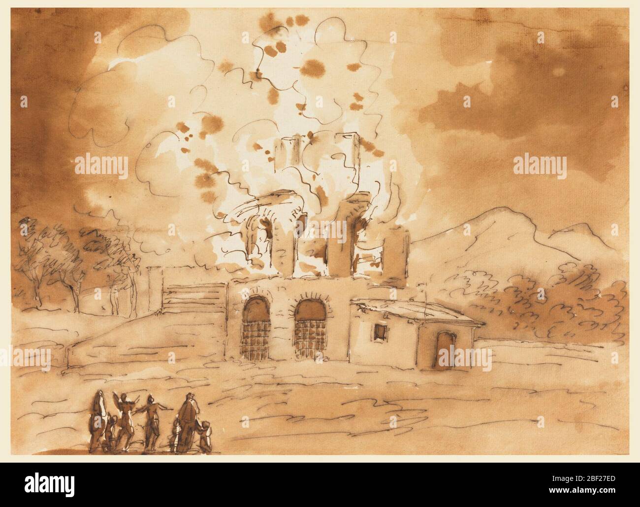 Burning tower hi-res stock photography and images - Alamy