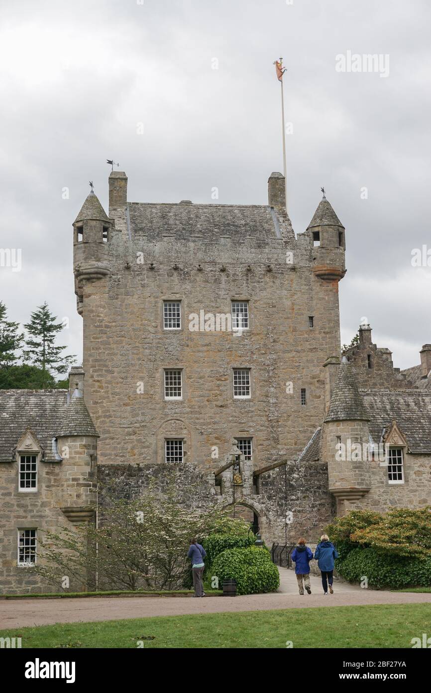 Cawdor Castle is set amid gardens in the parish of Cawdor in the ...