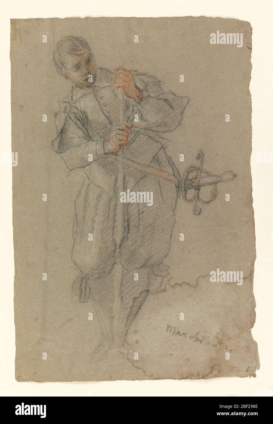 Soldier Loading His Gun. Vertical rectangle. A boy in soldier's ...